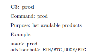 Solved C3: prod Command: prod Purpose: list available | Chegg.com