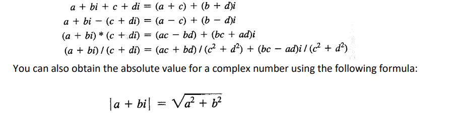 Solved A complex number has the form a + bi, where a and b | Chegg.com