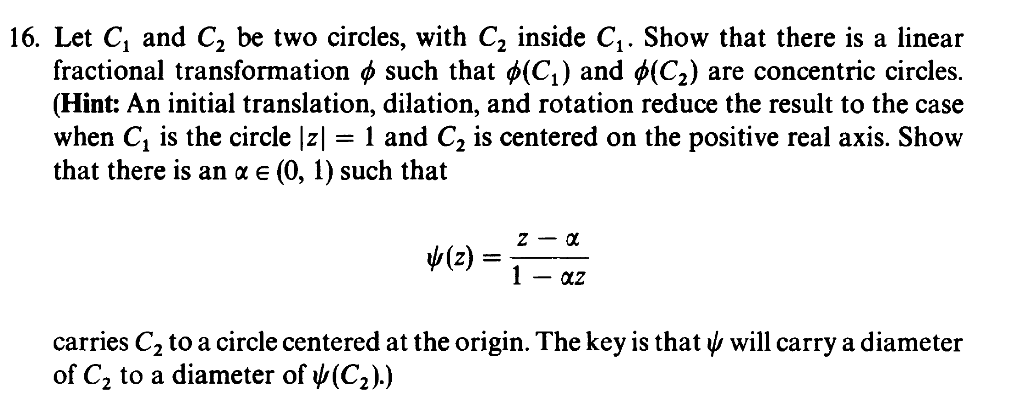 16. Let C1 and C2 be two circles, with C2 inside C1. | Chegg.com
