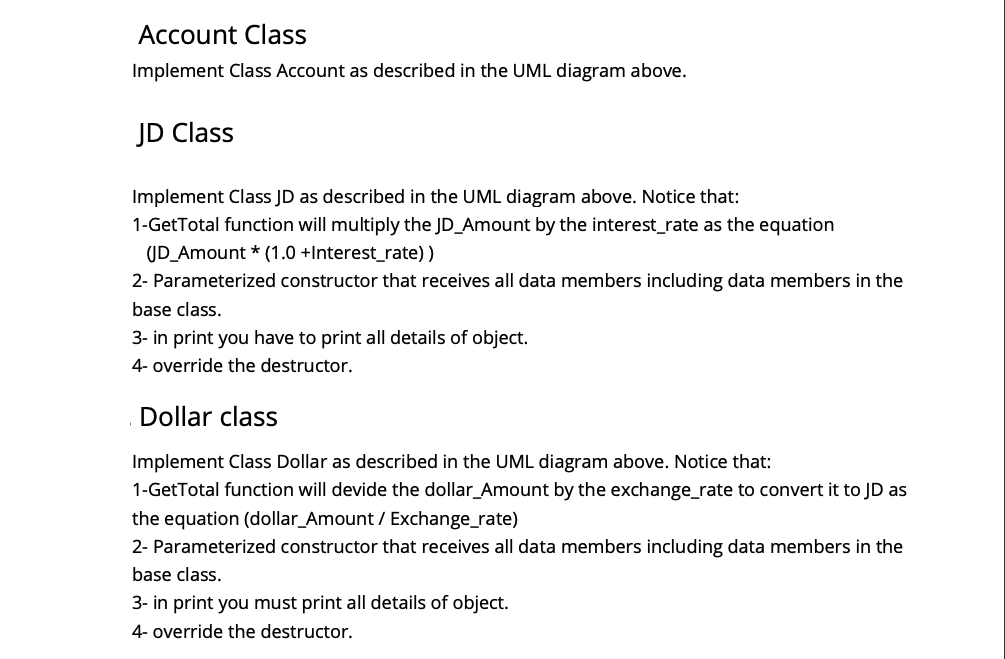 Solved Lab Objectives. - Practice using polymorphism. - | Chegg.com