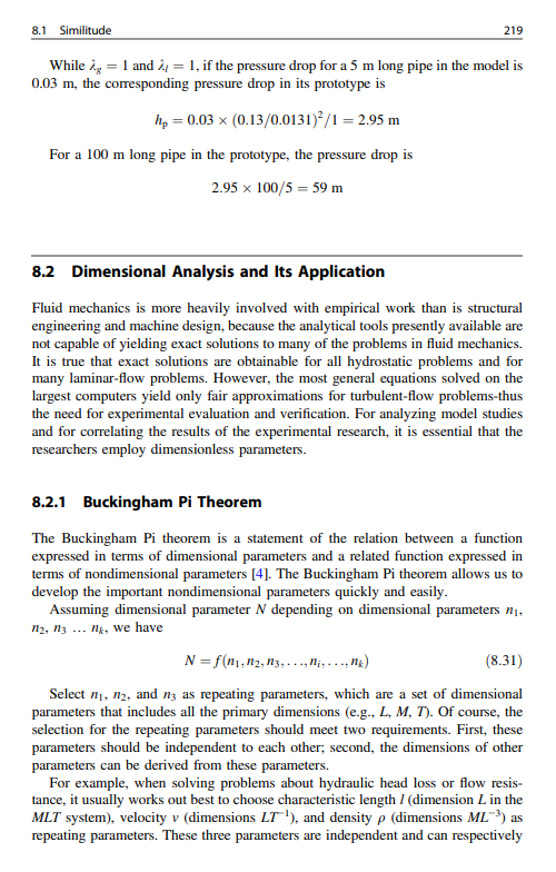 Solved Problem 5: Dimensional Analysis Use the Buckingham Pi | Chegg.com