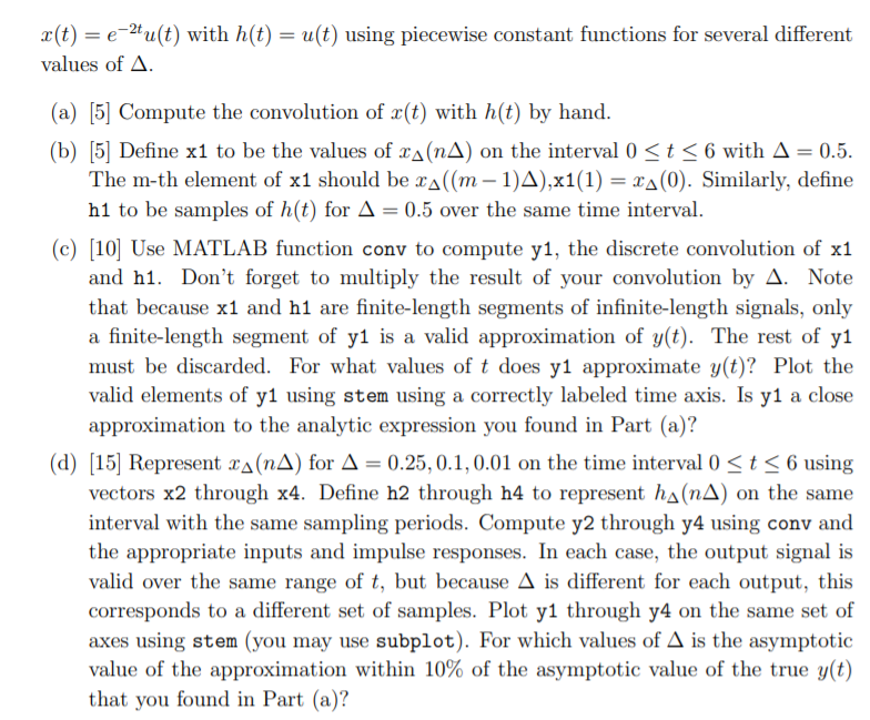 2. [35] In this exercise, you will compute numerical | Chegg.com