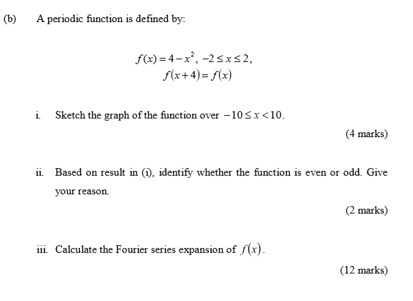 Solved Q2 (a) Determine algebraically whether the functions | Chegg.com