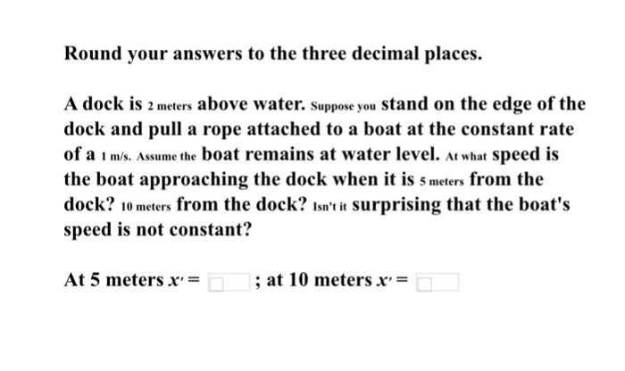 Solved Round your answers to the three decimal places. A | Chegg.com