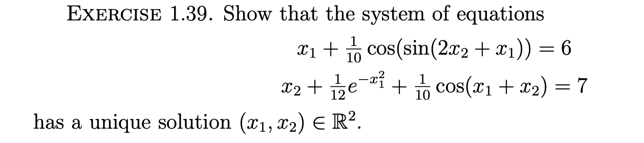 Solved Use The Contraction Principle And Banach Fixed Point