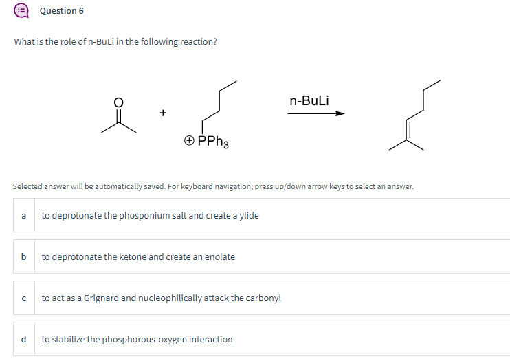 Solved What is the role of n-BuLi in the following reaction? | Chegg.com