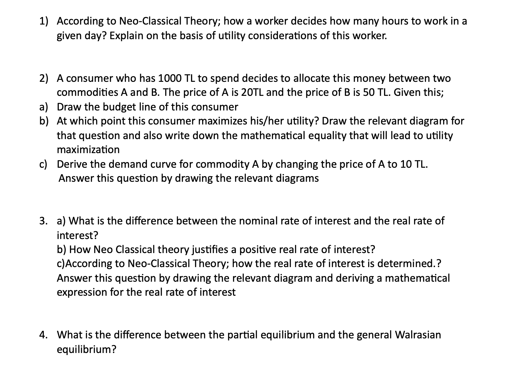 Solved According to Neo-Classical Theory; how a worker | Chegg.com