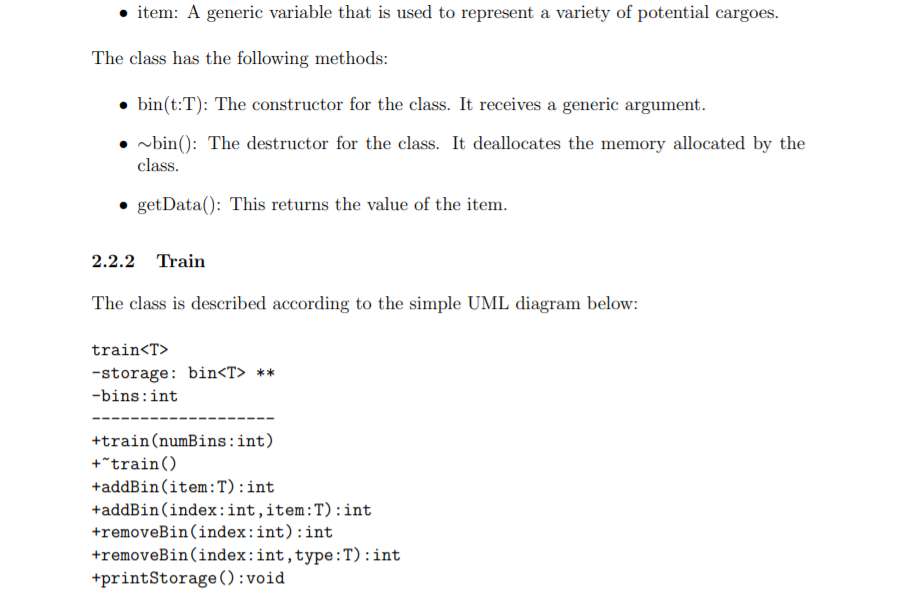 2 Practical 2.1 Template Classes A template class is | Chegg.com