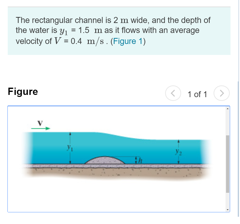 Solved The critical depth for the flow before the bump is | Chegg.com Solved The critical depth for the flow before the bump is | Chegg.com