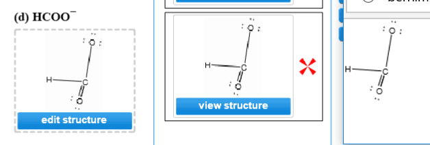 Solved What is the Lewis Structure for HCOO-? Why my | Chegg.com