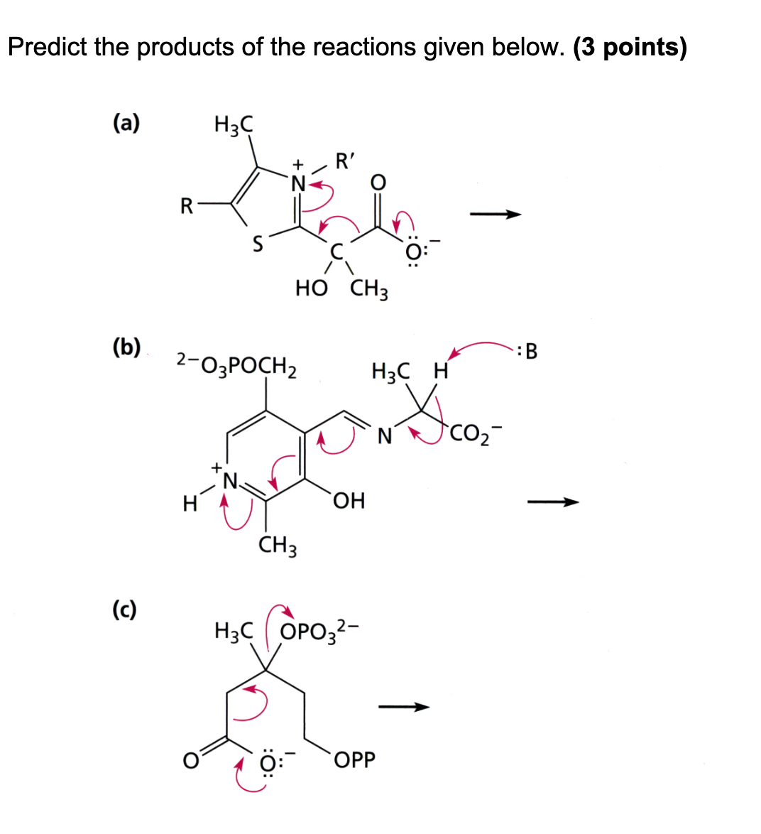 Solved Predict the products of the reactions given below. (3 | Chegg.com