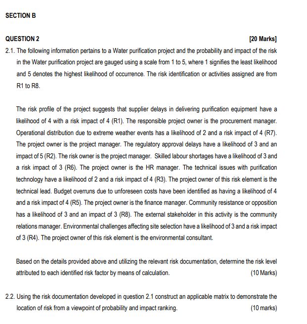 Solved SECTION BQUESTION 22.1. ﻿The following information | Chegg.com