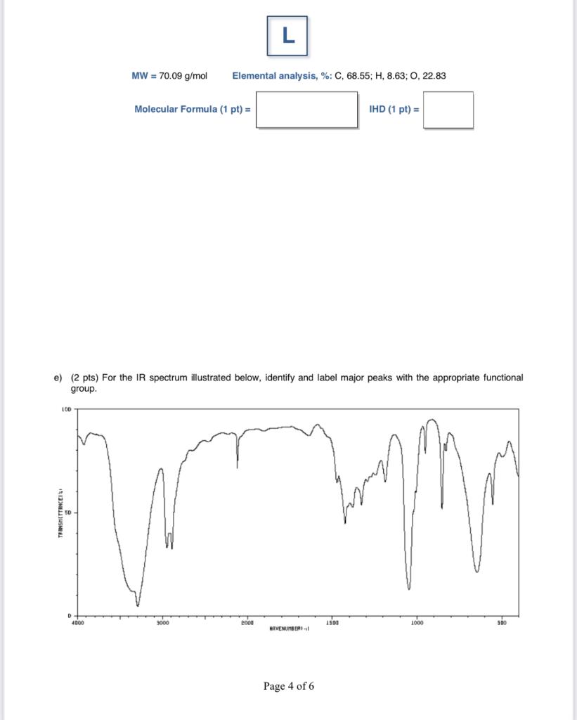 Solved 5 Lab Report Identification of Unknowns NAME: | Chegg.com