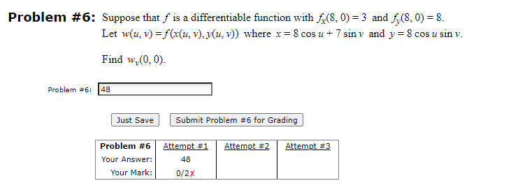 Solved blem \#6: Suppose that f is a differentiable function | Chegg.com