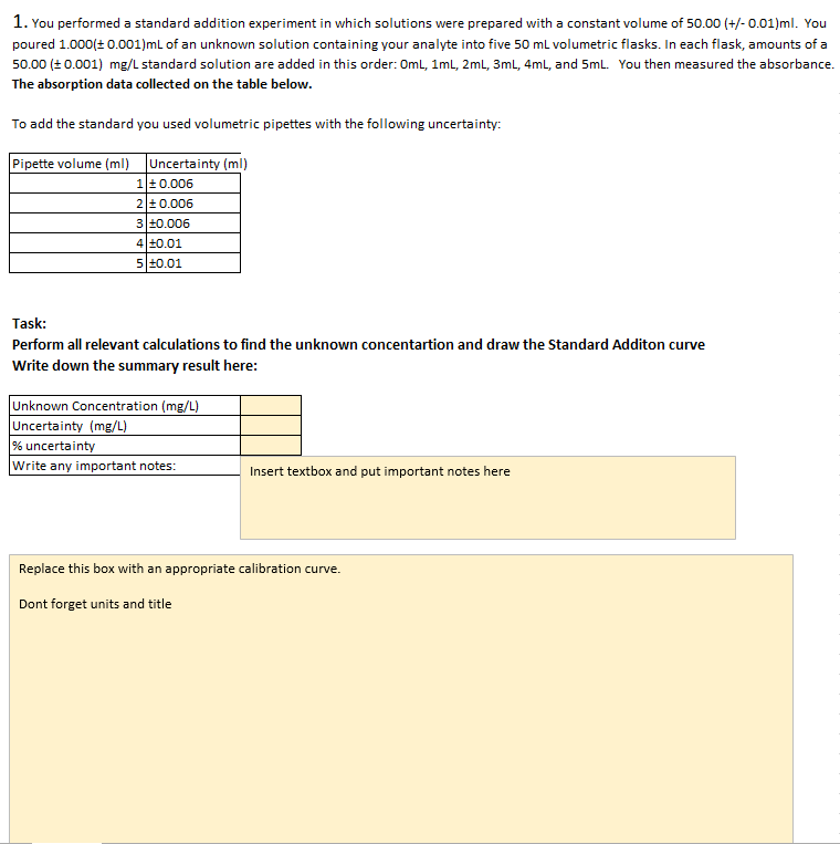 Solved Solve for the yellow highlighted boxes in question 1 | Chegg.com