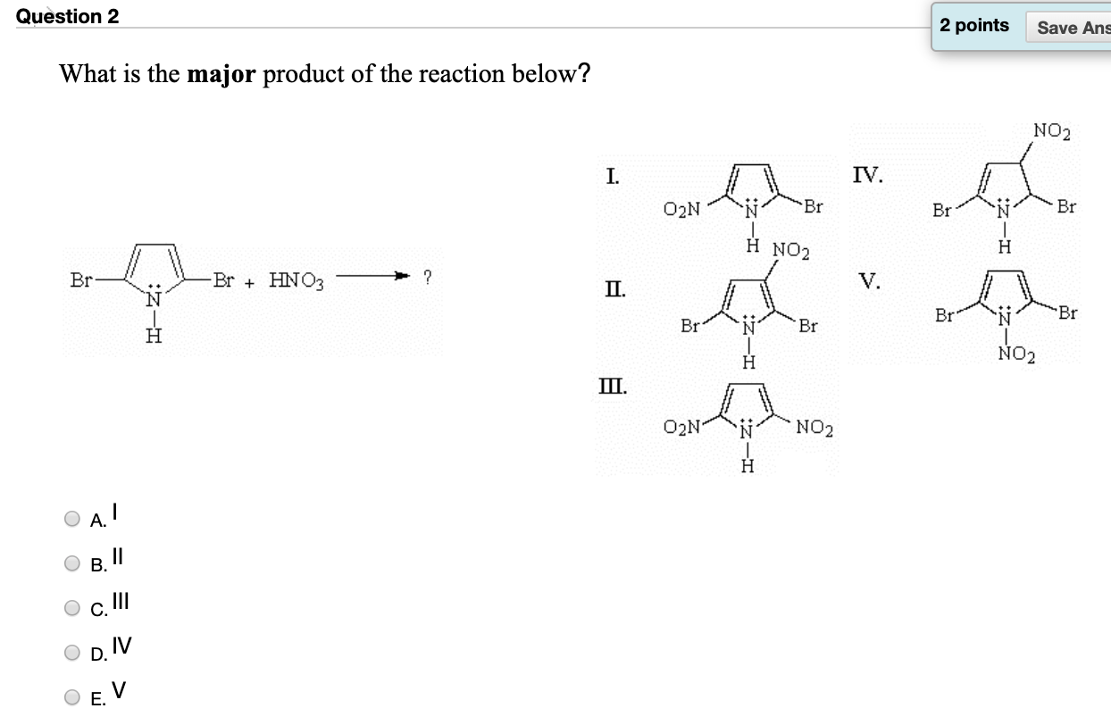 Solved Question 1 2 points Save Answer Which of the | Chegg.com