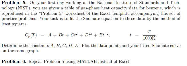 Problem 5. On your first day working at the National | Chegg.com