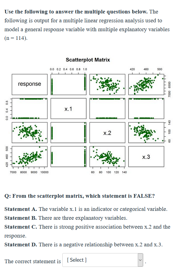 Solved Use the following to answer the multiple questions | Chegg.com