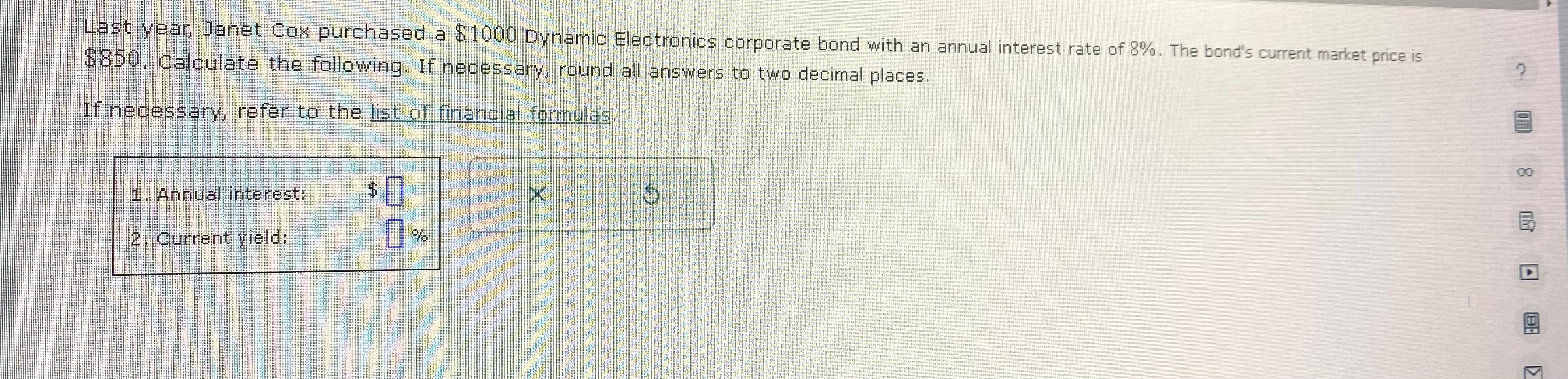 Solved Last year, Janet Cox purchased a $1000 Dynamic | Chegg.com