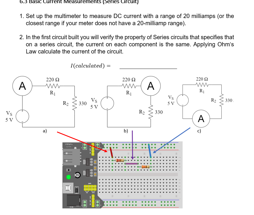 6.1 Basic Resistance Measurements Figure 11.1.- % | Chegg.com