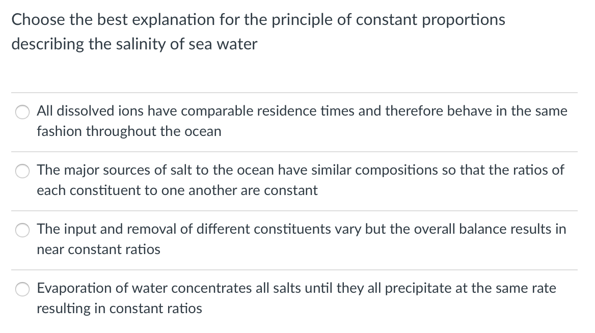 Solved Choose the best explanation for the principle of | Chegg.com