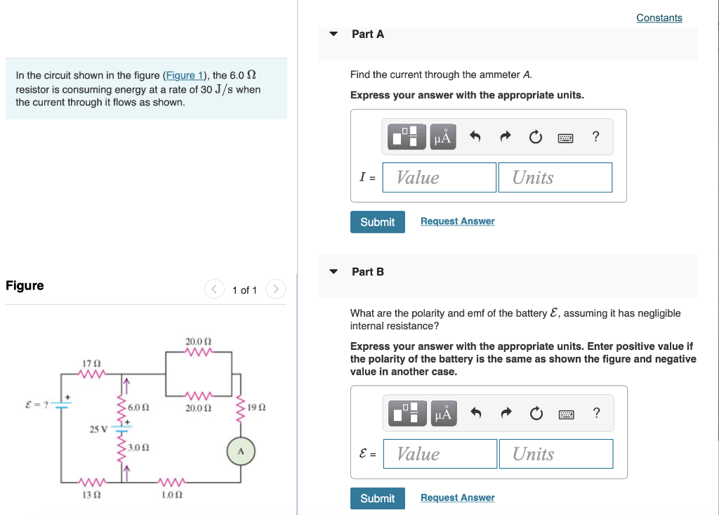 Solved In The Circuit Shown In The Figure The 6 0Ω Find