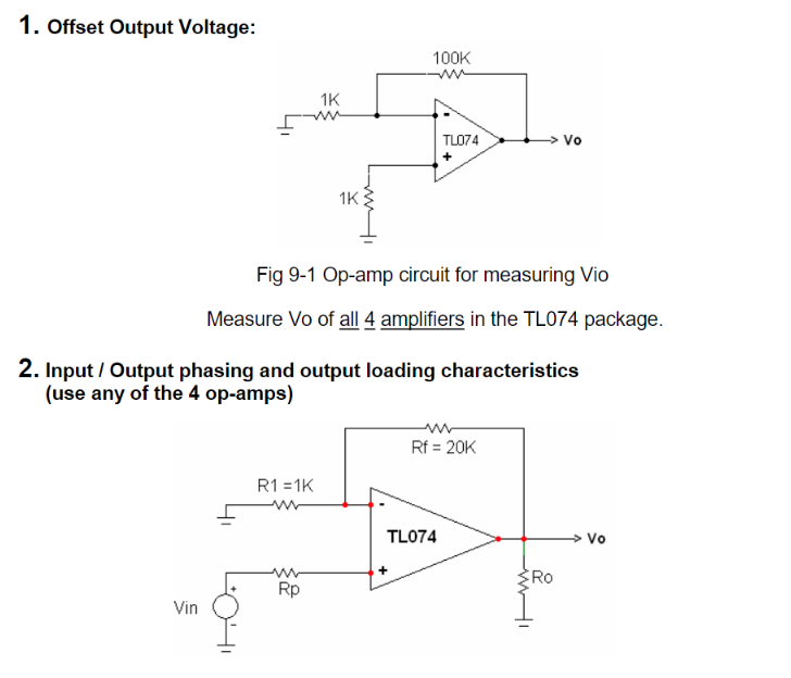 Solved Vio = +-4mv, ft = 3MHz For Part 1: Calculate the | Chegg.com