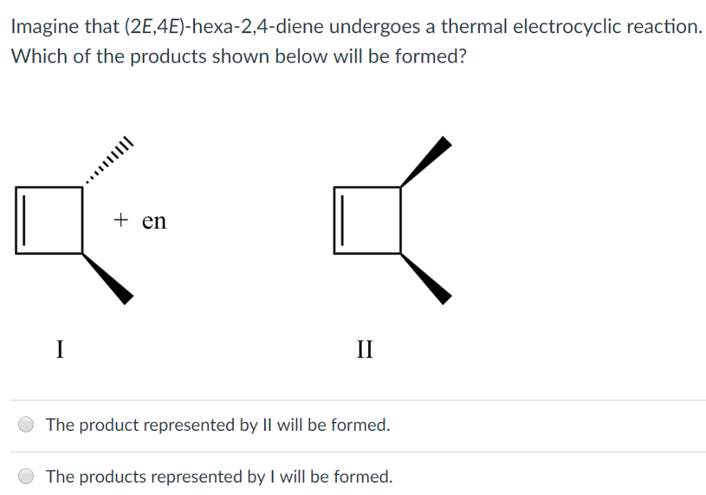 Solved Imagine that (2E,4E)-hexa-2,4-diene undergoes a | Chegg.com