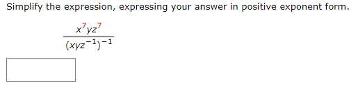 Solved Simplify the expression, expressing your answer in | Chegg.com