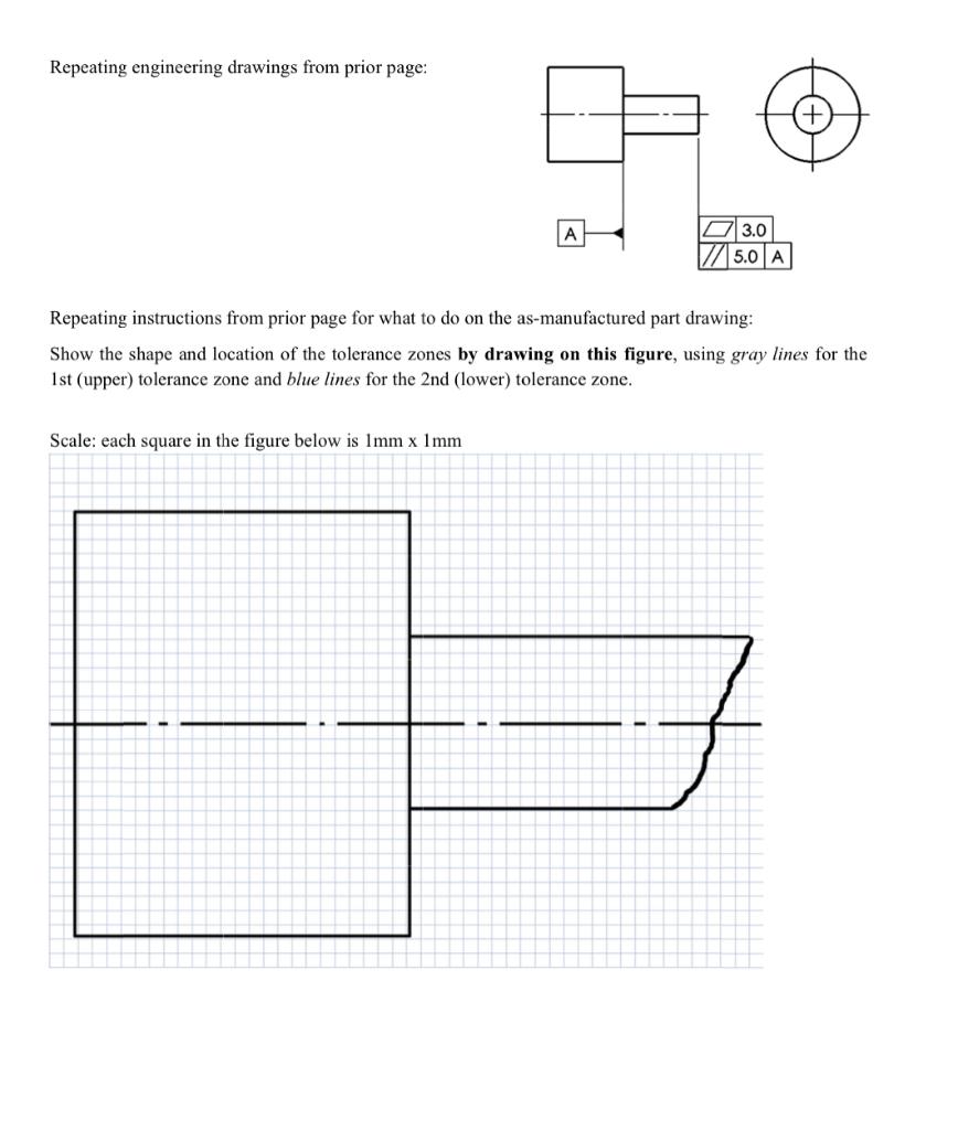 5. The 3rd angle projection drawing at right, showing | Chegg.com
