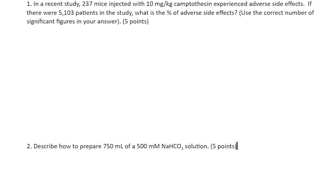 Solved Complete laboratory math equations while using | Chegg.com