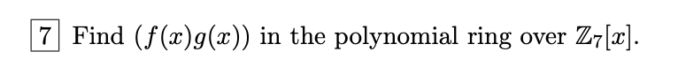 Solved Chapter 16.3: Polynomial Rings These polynomial over | Chegg.com