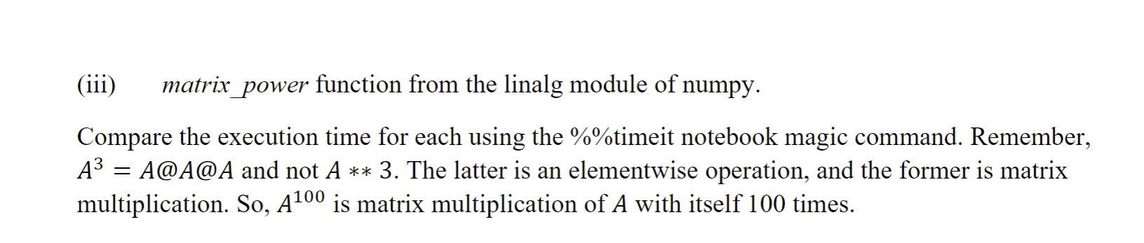 (a) Write a simple function to determine the eigen | Chegg.com