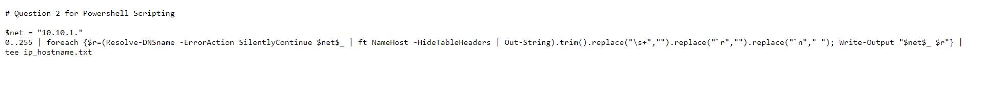 Solved Analyze The Following Script The Script Is Scanning