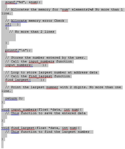 Solved Programming In C Using Pointer Problem Problem Chegg