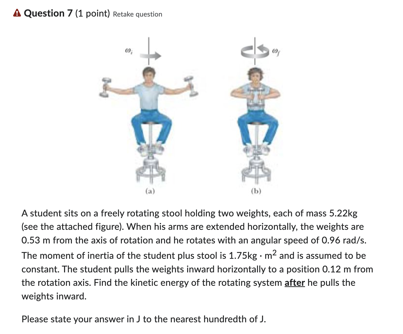 Solved A Question 7 (1 ﻿point) ﻿Retake question(a)(b)A | Chegg.com