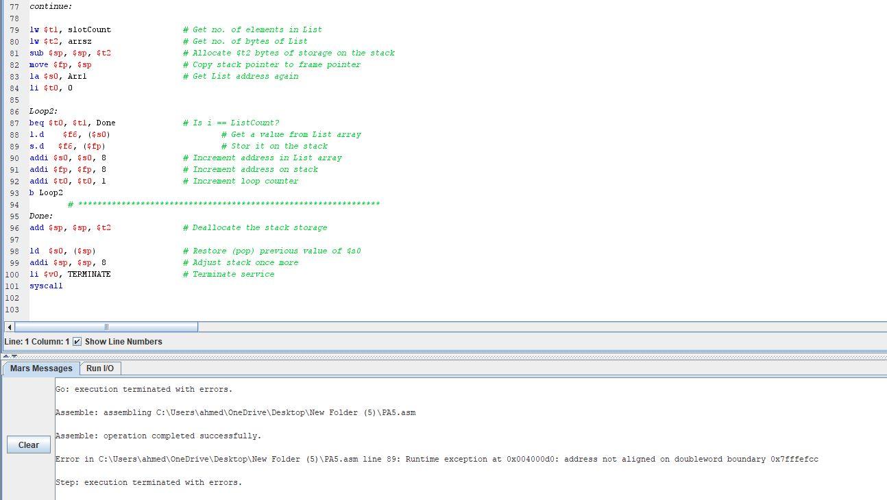 im trying to store element from an array to the stack | Chegg.com