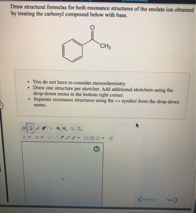 Solved Draw structural formulas for both resonance | Chegg.com