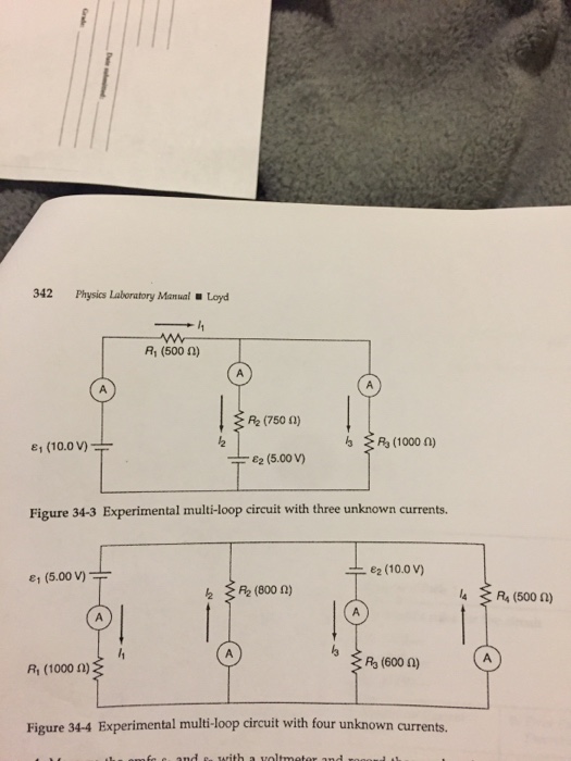 Solved LABORATORY 34 Kirchhoff s Rules LABORATORY REPORT | Chegg.com