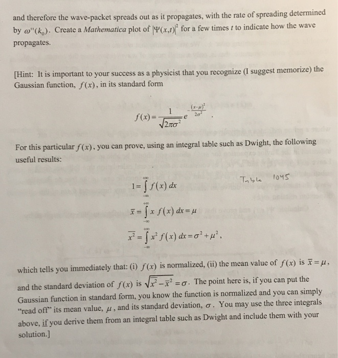 Solved (a) Consider the following Gaussian probability | Chegg.com