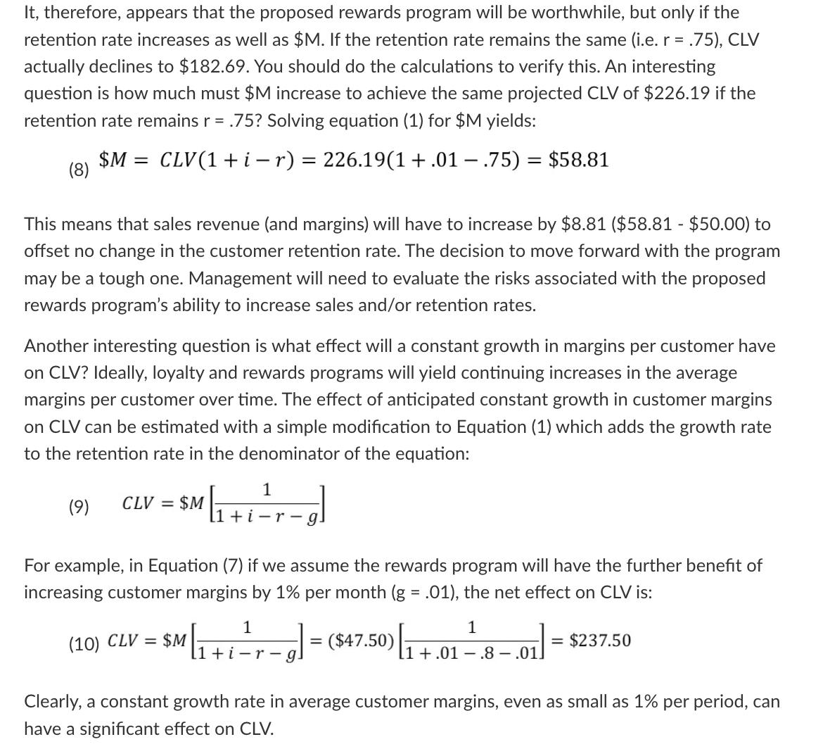 Solved An important metric that attempts to capture the | Chegg.com