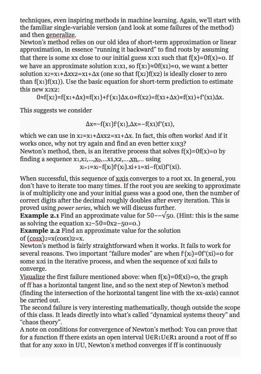 Solved Newton method optimisation in Python Theory In the | Chegg.com