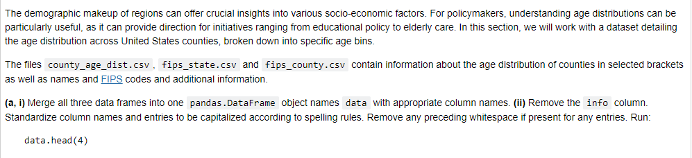 Solved The demographic makeup of regions can offer crucial | Chegg.com