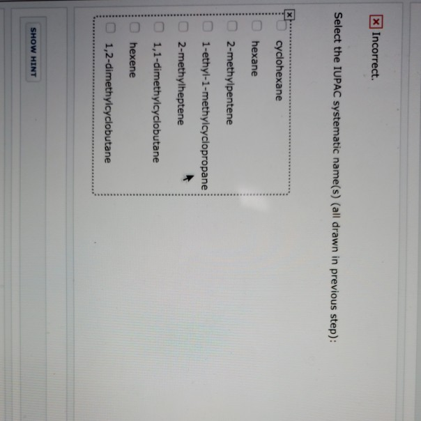 Solved Draw all possible structure(s) and give the IUPAC | Chegg.com