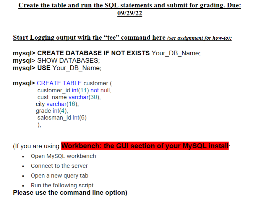 Solved Start Logging output with the "tee" command here (see | Chegg.com