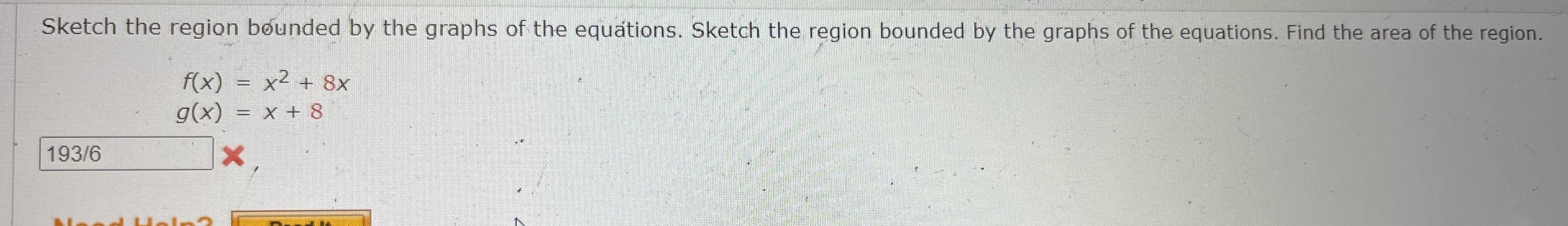 Solved Sketch The Region Bøunded By The Graphs Of The