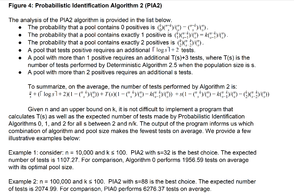 Figure 4: Probabilistic Identification Algorithm 2 | Chegg.com