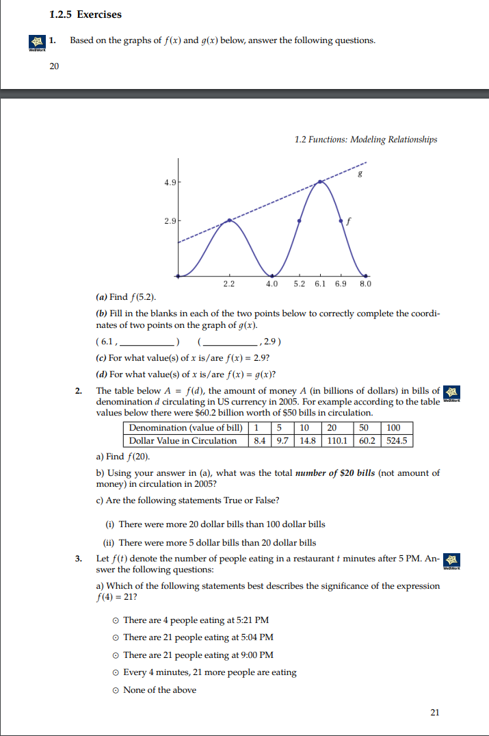 Solved From "ACTIVE PRELUDE TO CALCULUS" 2019 Edition by | Chegg.com