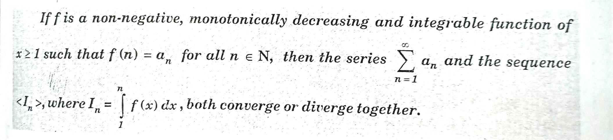 Solved If F Is A Non Negative Monotonically Decreasing And