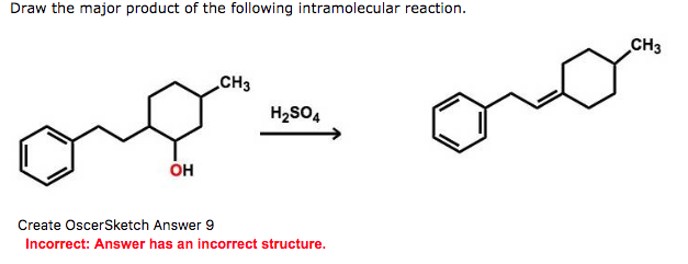 Solved Draw the major product of the following | Chegg.com